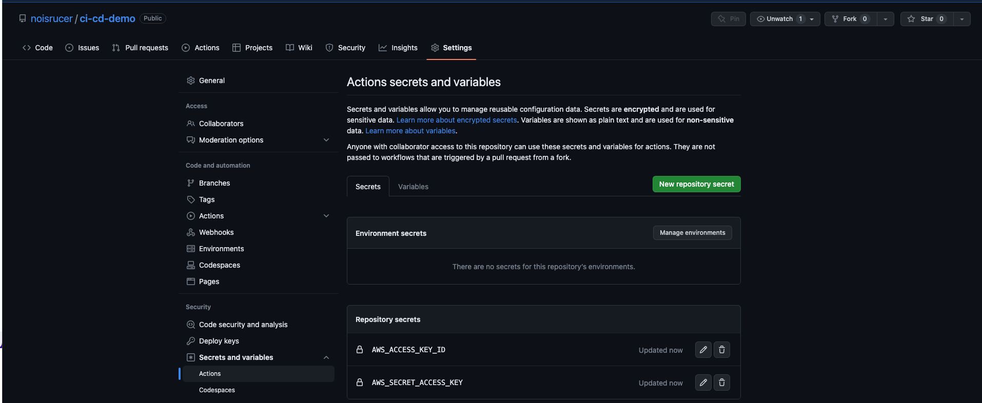 Integrate CI/CD on ECS with Github Actions | noisrucer